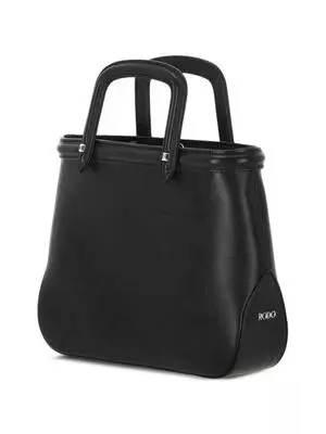 Rodo Structured Leather Tote Bag With Detachable Strap