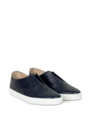 Fratelli Rossetti Perforated Slip-on Sneakers - Blue