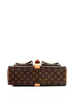 LOUIS VUITTON Manhattan Handbag Monogram Canvas Gm Satchel