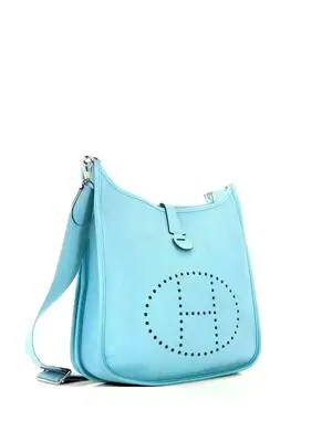 Hermès Evelyne Iii Clemence Pm Crossbody Bag - Blue