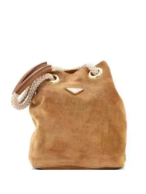 Prada Mariner Suede Medium Bucket Bag