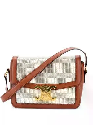 Celine Triomphe Teen Crossbody Bag - Neutrals