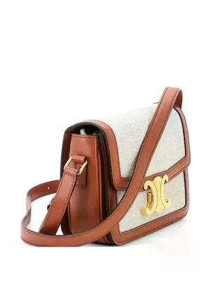 Celine Triomphe Teen Crossbody Bag - Neutrals