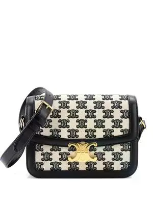 Celine Triomphe Canvas Medium Shoulder Bag