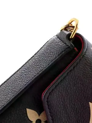 LOUIS VUITTON Felicie Pochette Bicolor Monogram Empreinte Giant - Black