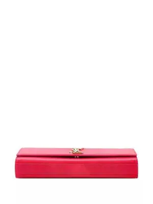 Saint Laurent Classic Monogram Long Clutch - Pink