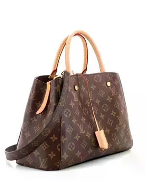 LOUIS VUITTON Montaigne Handbag Monogram Canvas Mm Tote