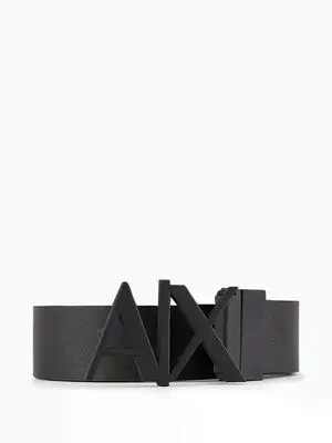 Armani Exchange Leather Belt - Black