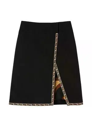 Emilio Pucci Black Wash Skirts
