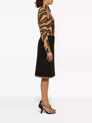 Emilio Pucci Labirinto-print Wool Skirt