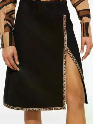 Emilio Pucci Labirinto-print Wool Skirt