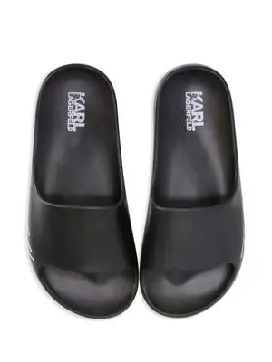 Karl Lagerfeld Logo-print Flat Slides