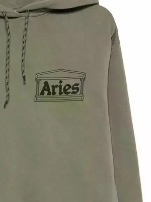 Aries Temple-print Hoodie