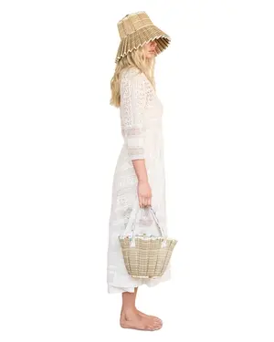 Lorna Murray Capri Straw Hat - Sea