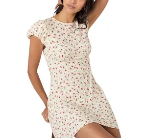 NOBODY'S CHILD Maggie Mini Dress - White