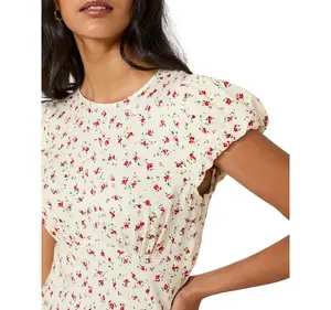 NOBODY'S CHILD Maggie Mini Dress - White