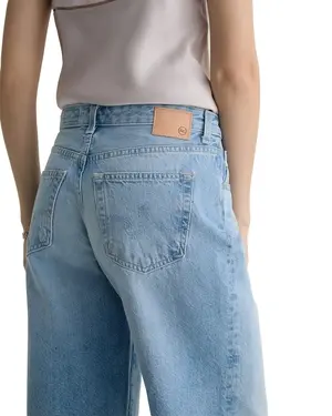 Ag Adria Low Rise Wide Leg Jeans
