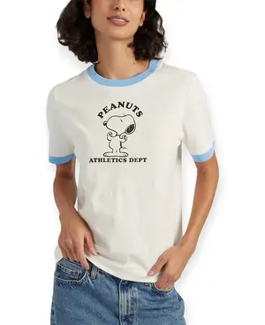 Chinti & Parker Cotton Snoopy Athletics T-shirt
