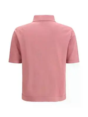 PIACENZA CASHMERE 1733 Button Detailing Cotton Polo