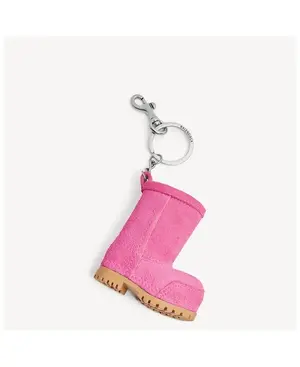 Balenciaga Mini Alaska Boot Charm/Keychain Pink