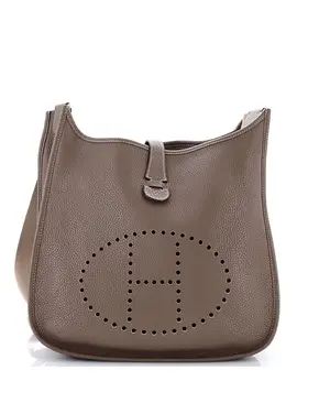 Hermès Pm Evelyne Gen Iii Bag Clemence - Gray
