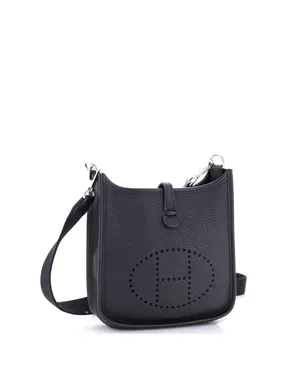 Hermès Tpm Evelyne Bag Gen Iii Clemence - Black