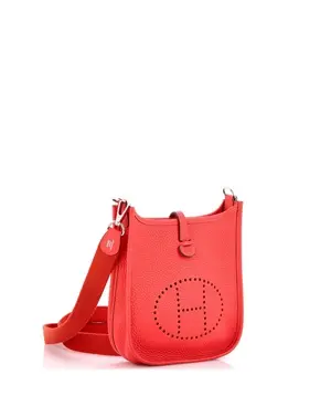 Hermès Tpm Evelyne Bag Gen Iii Clemence - Red