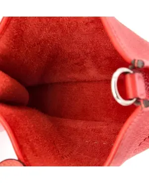 Hermès Tpm Evelyne Bag Gen Iii Clemence - Red