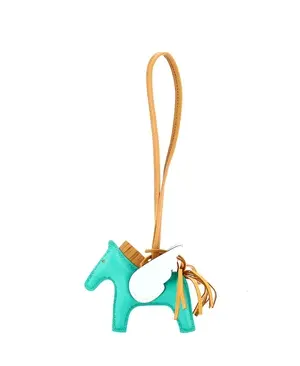 Hermès Pm Pegase Rodeo Bag Charm Leather - Green