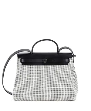 Hermès 31 Herbag Zip Criss Viking - Black