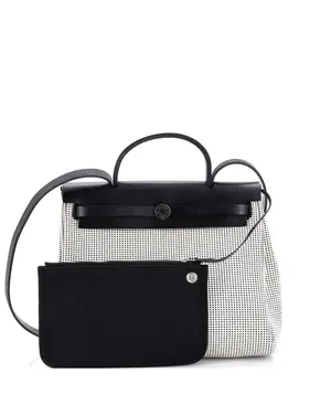 Hermès 31 Herbag Zip Criss Viking - Black