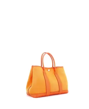 Hermès 30 Garden Party Tote - Orange