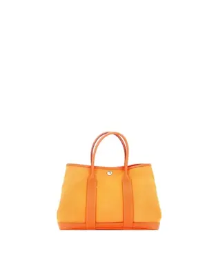 Hermès 30 Garden Party Tote - Orange