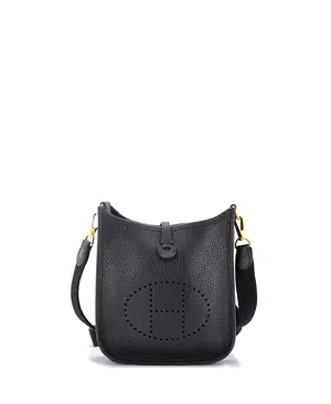 Hermès Tpm Evelyne Bag Gen Iii Clemence - Black