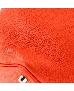 Hermès Pm Picotin Lock Bag Clemence - Orange