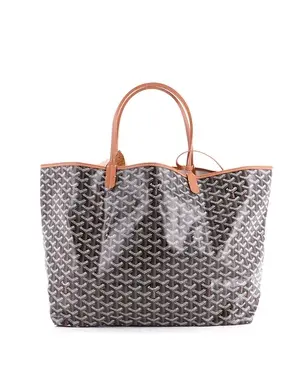 Goyard Gm Saint Louis Tote Coated Canvas - Brown