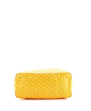 Goyard Saint Louis Pm Tote Coated Canvas - Yellow