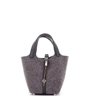 Hermès Picotin Lock Pm - Gray