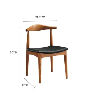 MODWAY Tracy Wood Dining Chairs, Set Of 4