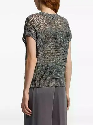 Peserico Openwork Knitwear With Sequins
