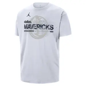 Nike Dallas Mavericks Courtside Jordan '85 Nba Statement T-shirt - White