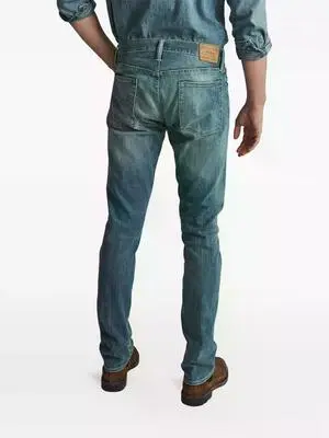 Polo Ralph Lauren Belt Loops Straight Leg Jeans - Blue