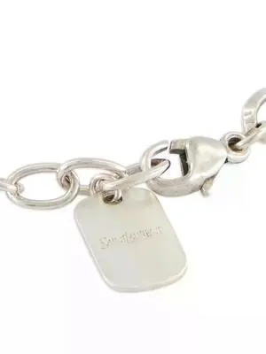Saint Laurent Logo-plaque Bracelet