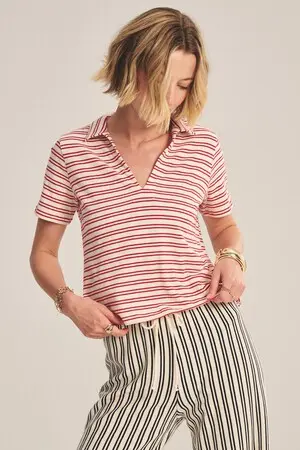 Velvet By Graham & Spencer Perrin Polo - Red