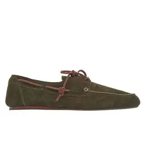 ANCIENT GREEK SANDALS Pliario Boat Shoe - Olive