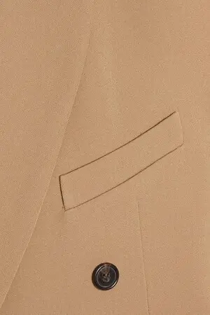 Wardrobe.NYC Double-breasted Wool Blazer - Camel