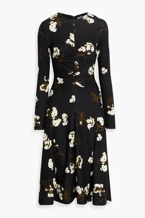 Erdem Floral-print Jersey Midi Dress