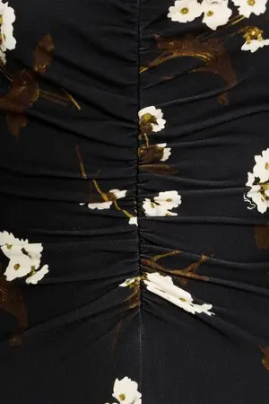 Erdem Floral-print Jersey Midi Dress