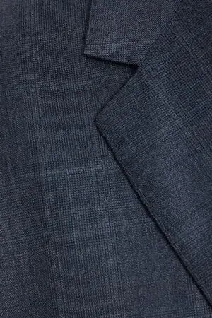 Dunhill Checked Wool Blazer