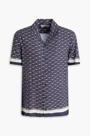 Orlebar Brown Hibbert Printed Piqué Shirt